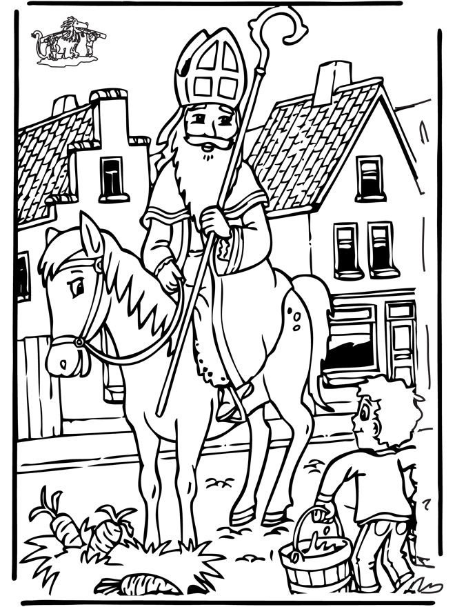 Sinterklaas 5 - Sint Nicolas coloring pages
